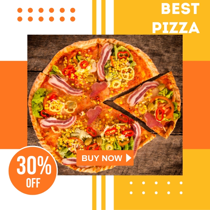 PIZZA DISCOUNT BANNER Template | PosterMyWall