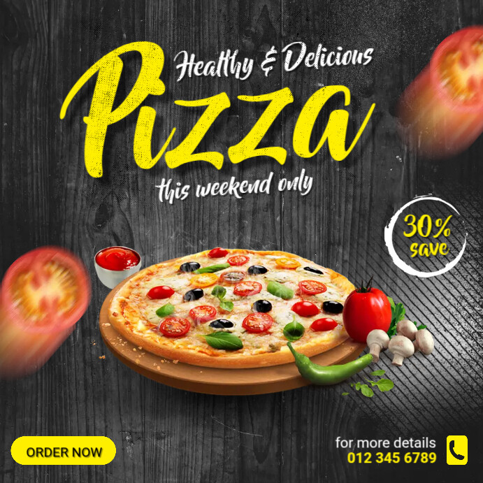 Pizza Display Ads Template | PosterMyWall