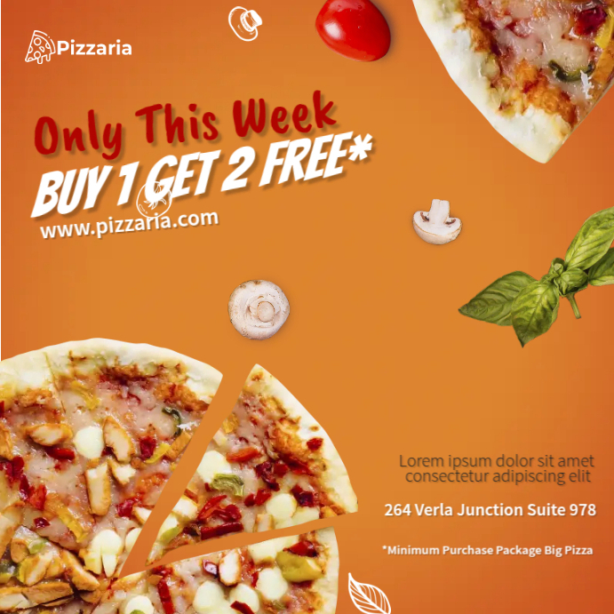 Pizza Flavor Cheesy Template | PosterMyWall