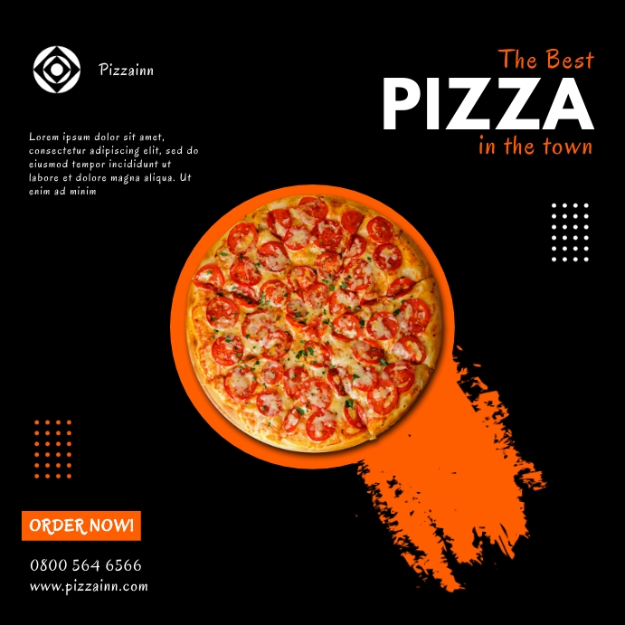 Plantilla de Pizza fllyer | PosterMyWall