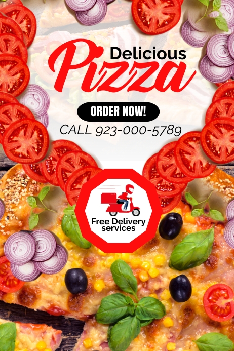 Copy of PIZZA FLYER (1) | PosterMyWall