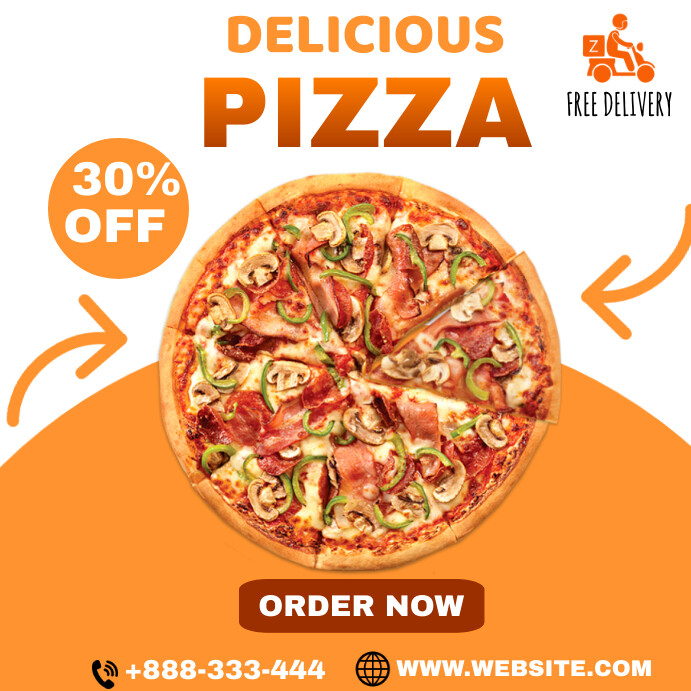 Modèle Pizza flyer | PosterMyWall