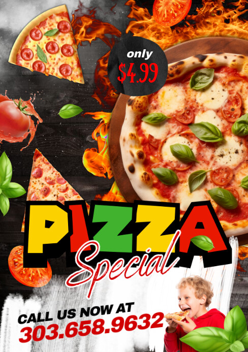Pizza Flyer Template | PosterMyWall
