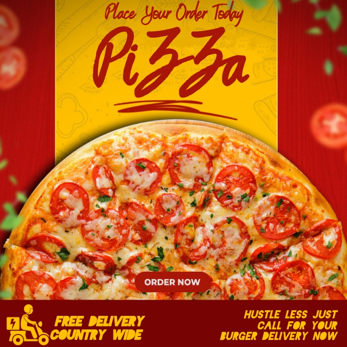 Copy of Pizza flyer | PosterMyWall