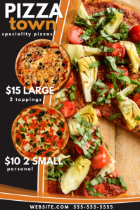 Pizza recipe poster Template | PosterMyWall