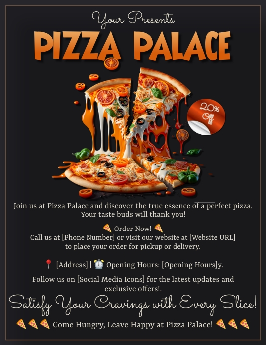 Pizza Flyers Template | PosterMyWall