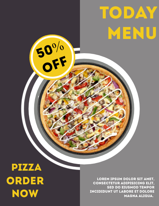 Pizza flyers Template | PosterMyWall