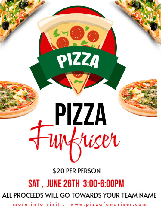 Copy of Pizza Fundraiser Flyer | PosterMyWall