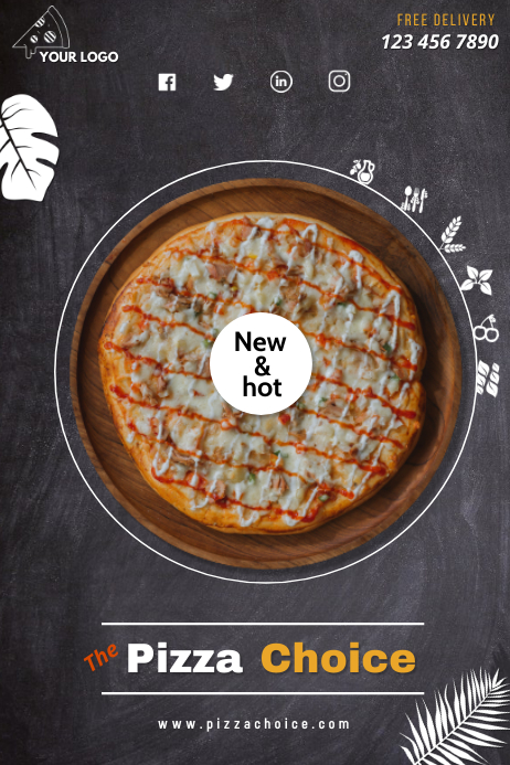 Pizza House Template | PosterMyWall