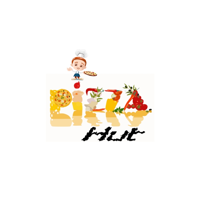แม่แบบโลโก้พิซซ่าฮัท เทมเพลต | PosterMyWall