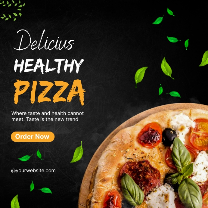 Modèle Pizza Instagram Post | PosterMyWall