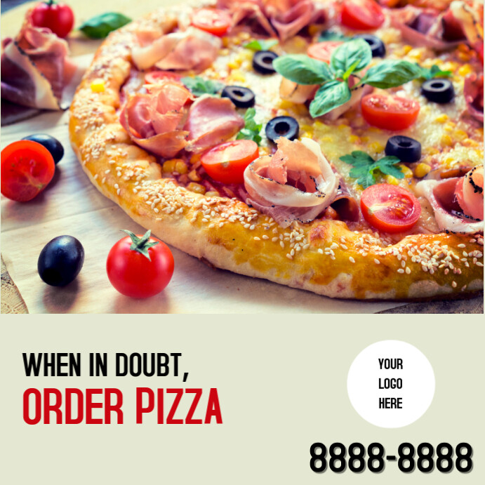 Pizza Instagram Post Template | PosterMyWall