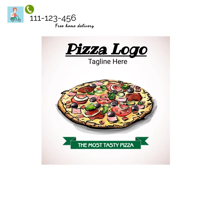 Copy of Pizza Logo | PosterMyWall