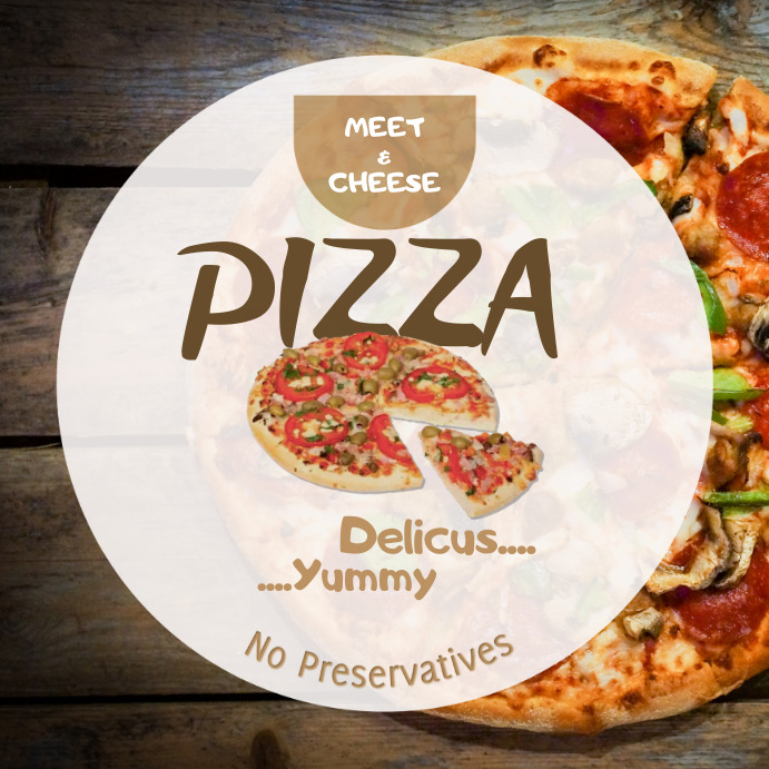 Pizza Meet and Cheese Template | PosterMyWall