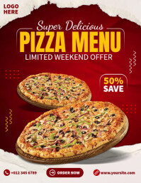 Pizza Design AD Template | PosterMyWall