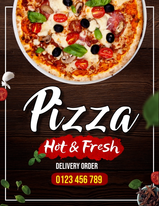 Pizza Menu Flyer Template | PosterMyWall
