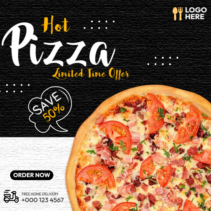 Pizza Menu Flyers Template | PosterMyWall