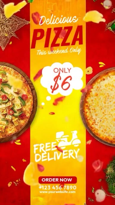 Copy of Pizza Menu Instagram Reel | PosterMyWall