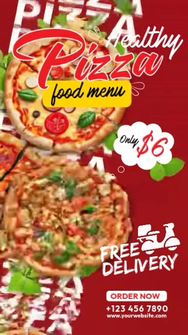 Pizza Menu Instagram Reel Template | PosterMyWall