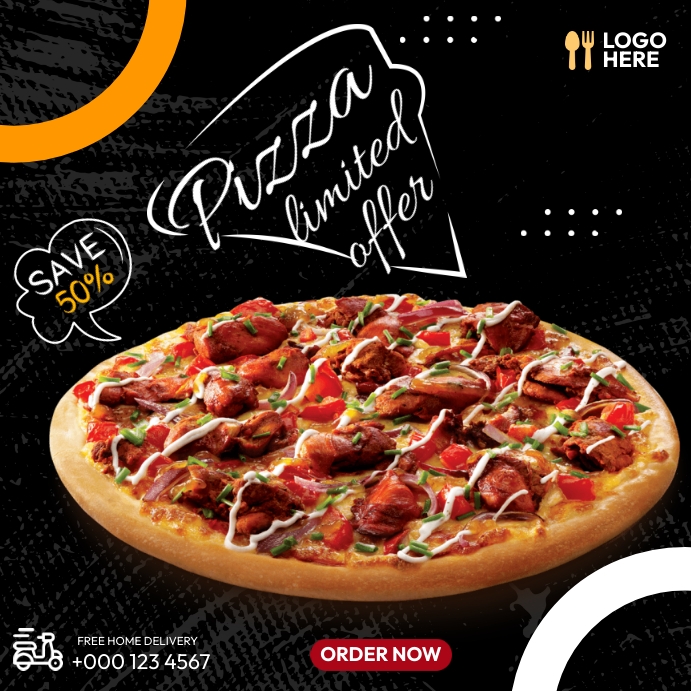 Pizza Menu Offer Template | PosterMyWall