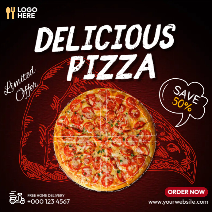 Pizza Menu Offer Template | PosterMyWall