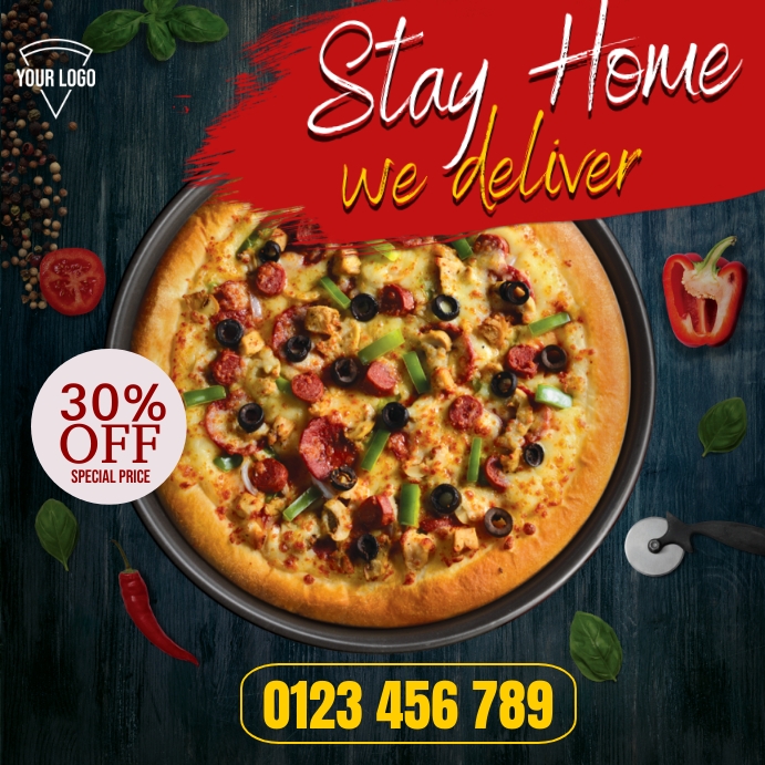 Pizza Menu Offer Template | PosterMyWall