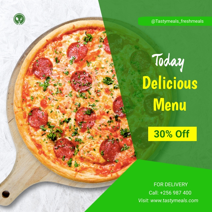 pizza menu special offer poster design Template | PosterMyWall
