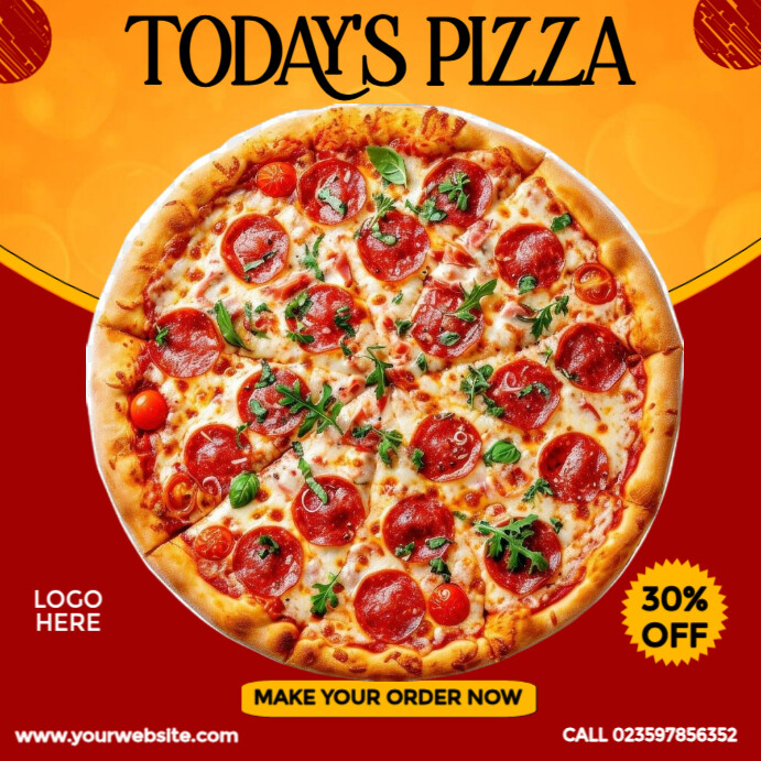 Pizza Month Template | PosterMyWall