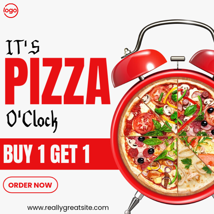Pizza Offer Buy One Get One Free Instagram Post Template | PosterMyWall
