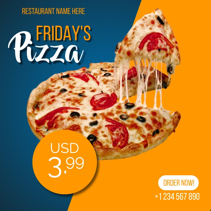 pizza offer Template | PosterMyWall