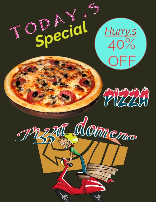 Pizza offer Template | PosterMyWall