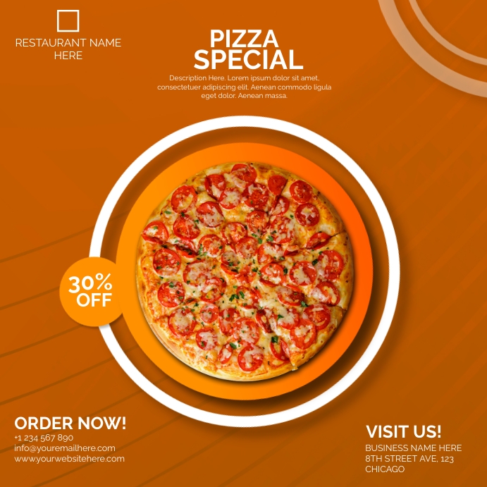 Plantilla de Oferta de Pizza | PosterMyWall