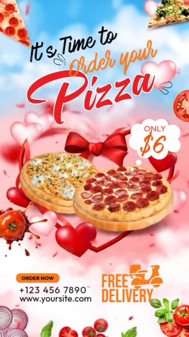 Pizza Offer Instagram Reel Template | PosterMyWall