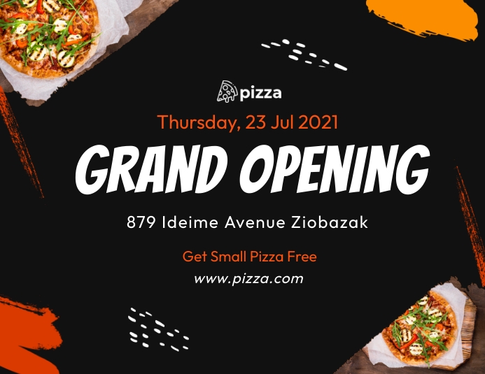 Pizza Opening Template | PosterMyWall