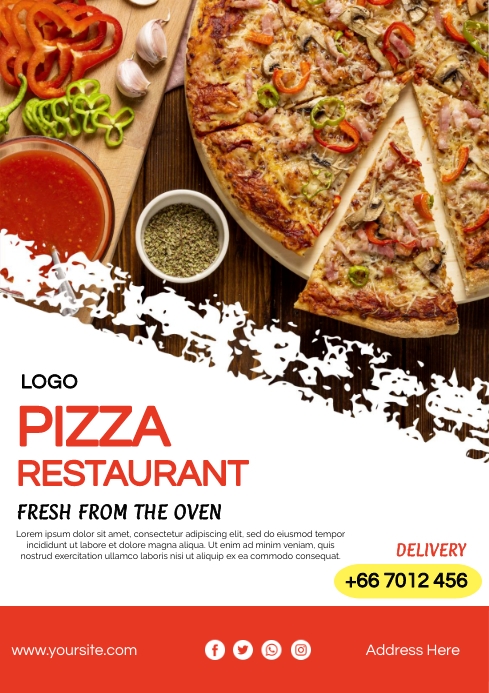 PIZZA PARTY TEMPLATE | PosterMyWall