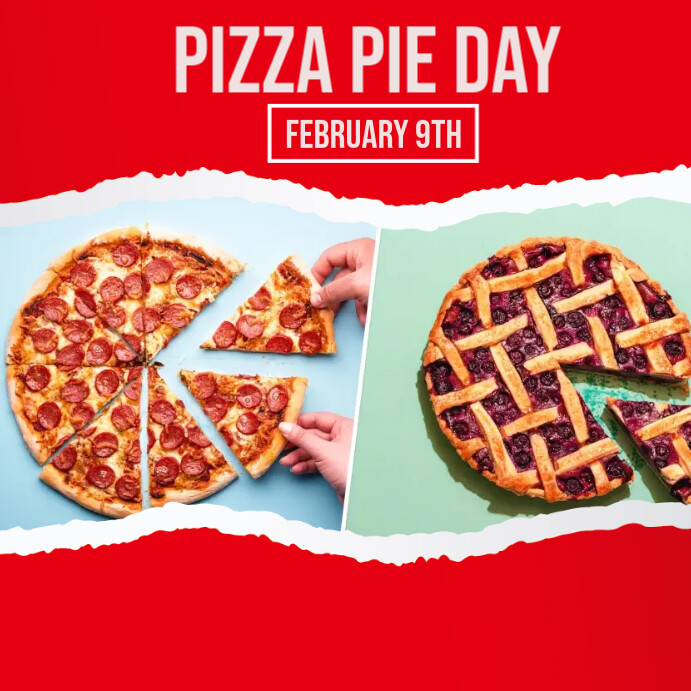 Copy of pizza pie day | PosterMyWall