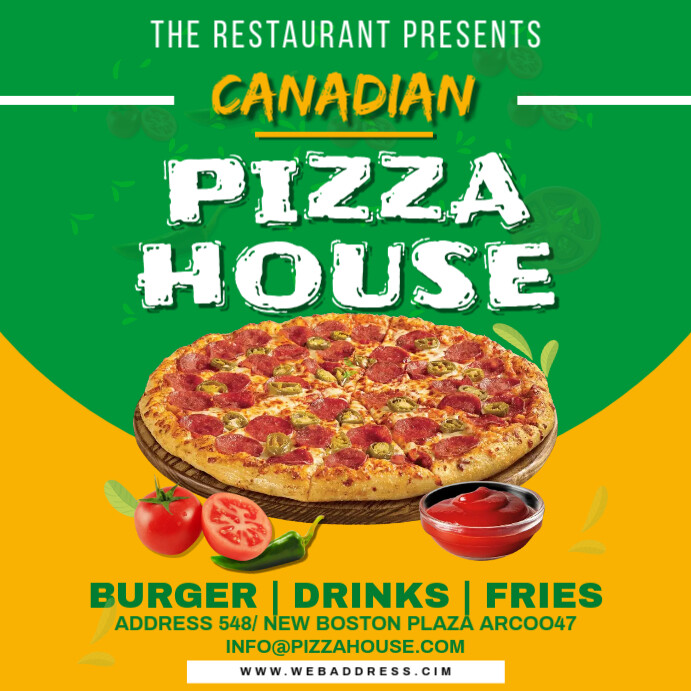 Pizza Post Template | PosterMyWall