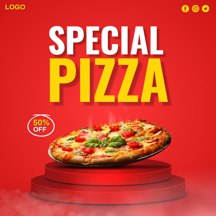 Pizza poster design Templat | PosterMyWall