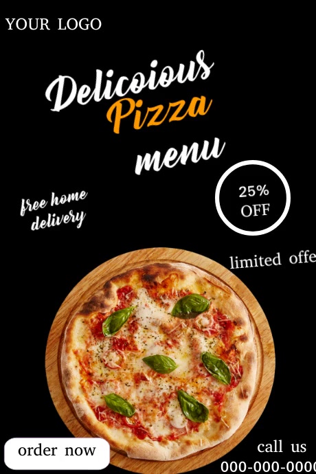 pizza Poster Poster (1) Template | PosterMyWall