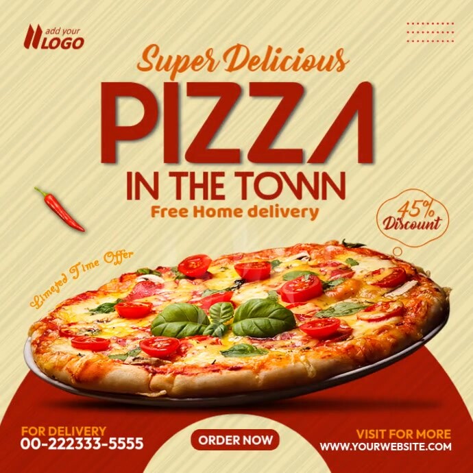 Copy of Pizza Promotion template | PosterMyWall