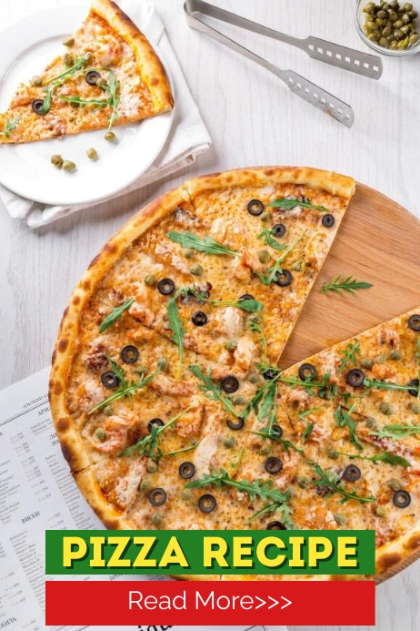 Pizza recipe poster Template | PosterMyWall