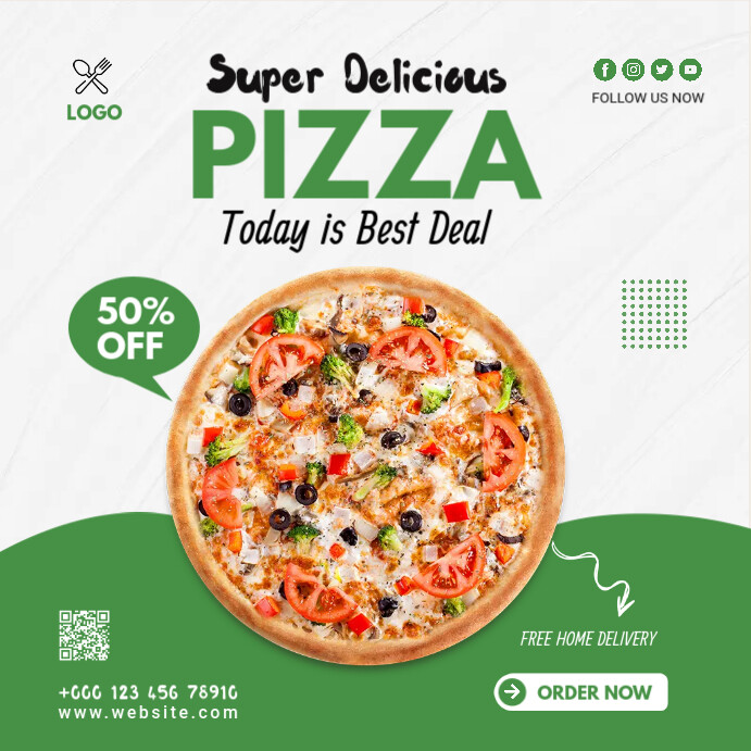 Pizza Sale Template | PosterMyWall