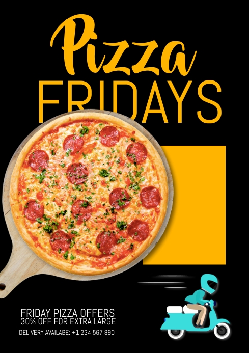 PIZZA SALE Template | PosterMyWall