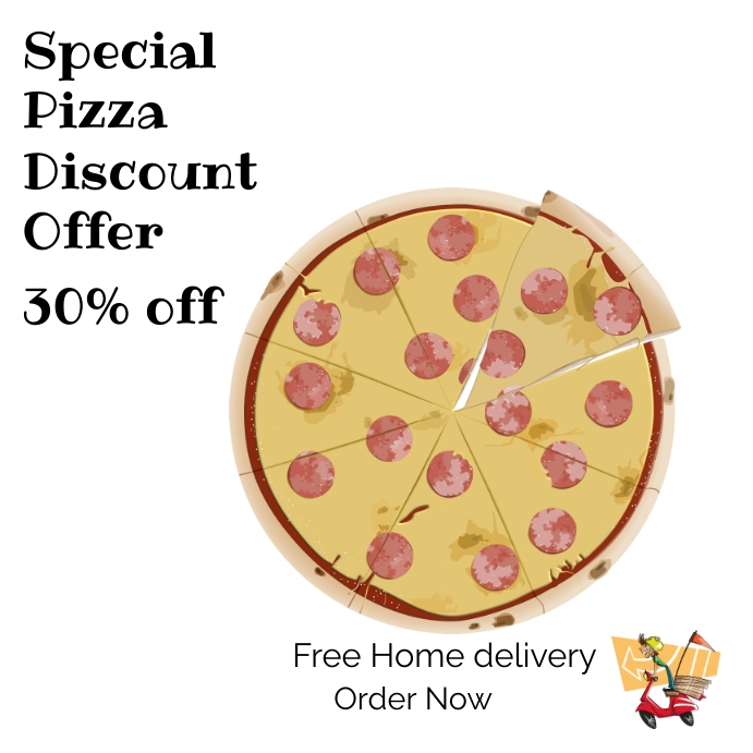 Pizza sale Template | PosterMyWall