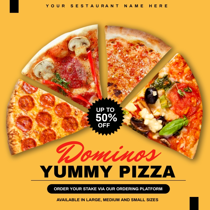pizza sale Template | PosterMyWall