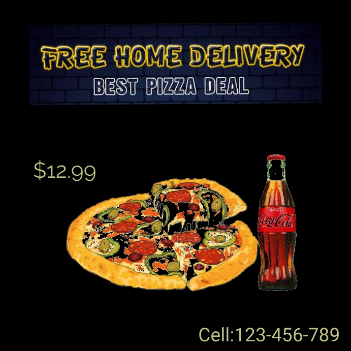 Pizza sale Template | PosterMyWall