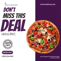 PIZZA FLYER Template | PosterMyWall