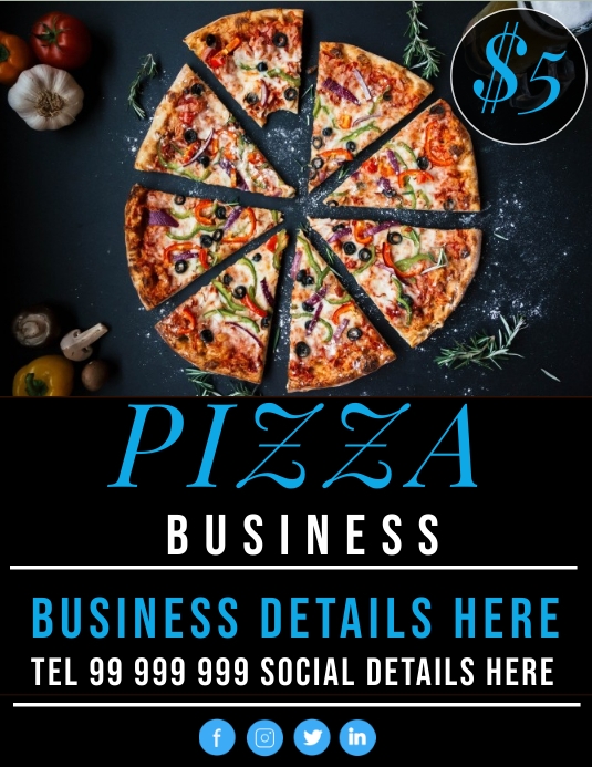 PIZZA SHOP Template | PosterMyWall