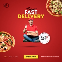 Pizza ad Template | PosterMyWall