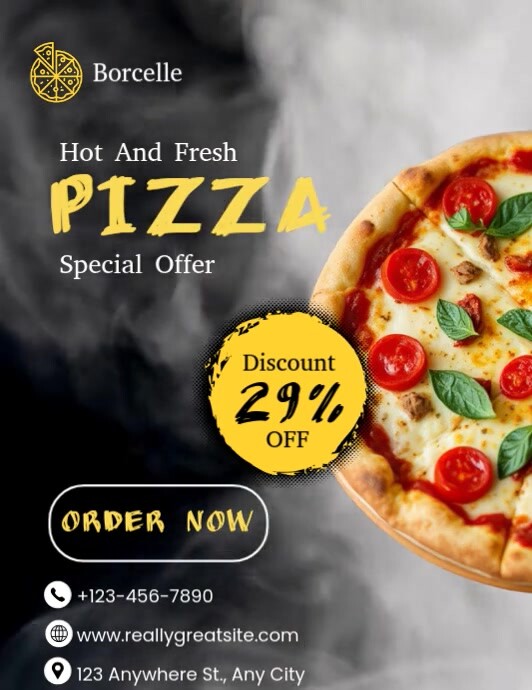Pizza Special Offer Flyer Template | PosterMyWall